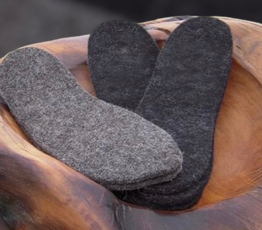 Alpaca Shoe Inserts, Shoe Insoles, Fleece Inserts, Alpaca Felt, Shoe ...