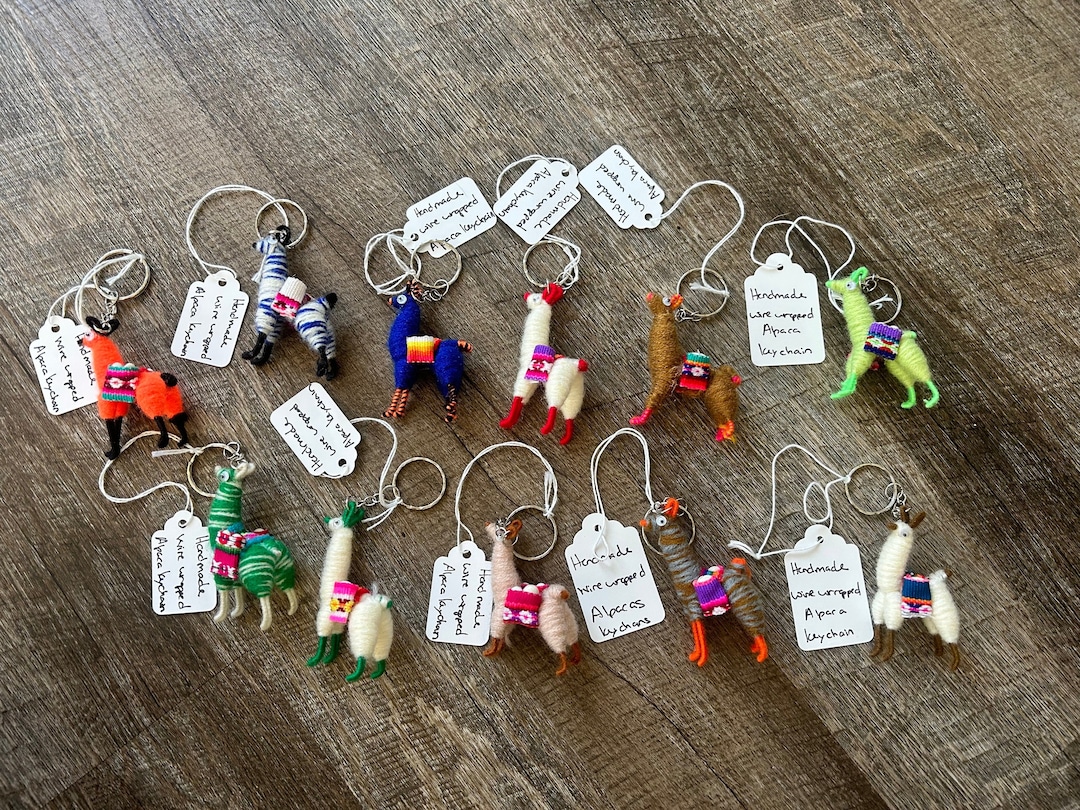 Alpaca Keychain, Alpaca Key Farm, Alpaca Keyring, Alpaca Key Chain ...