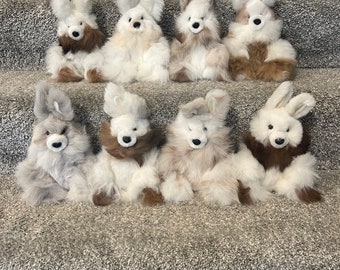 Rabbit Stuffed Animal, Easter Bunny Stuffy, Handmade Stuffed Bunnies ...