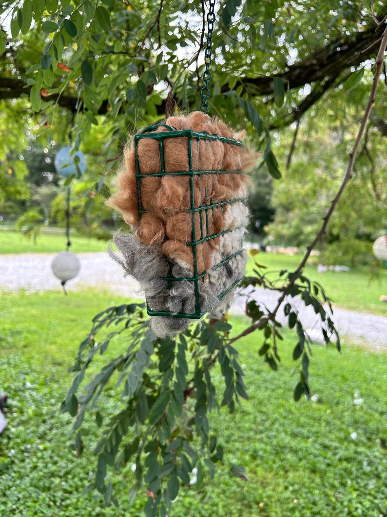 Alpaca Nesting Material, Bird Suet Containers, Gift for Nature Lover ...