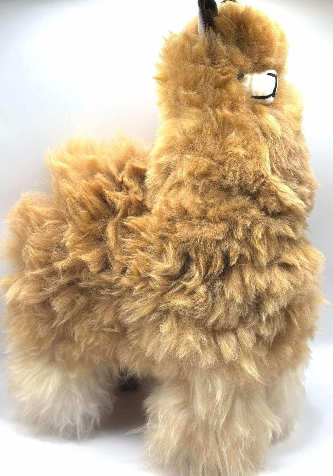 18” Alpaca Fur Stuffed Animal, Large Plushie, Alpaca Stuffies, Handmade ...