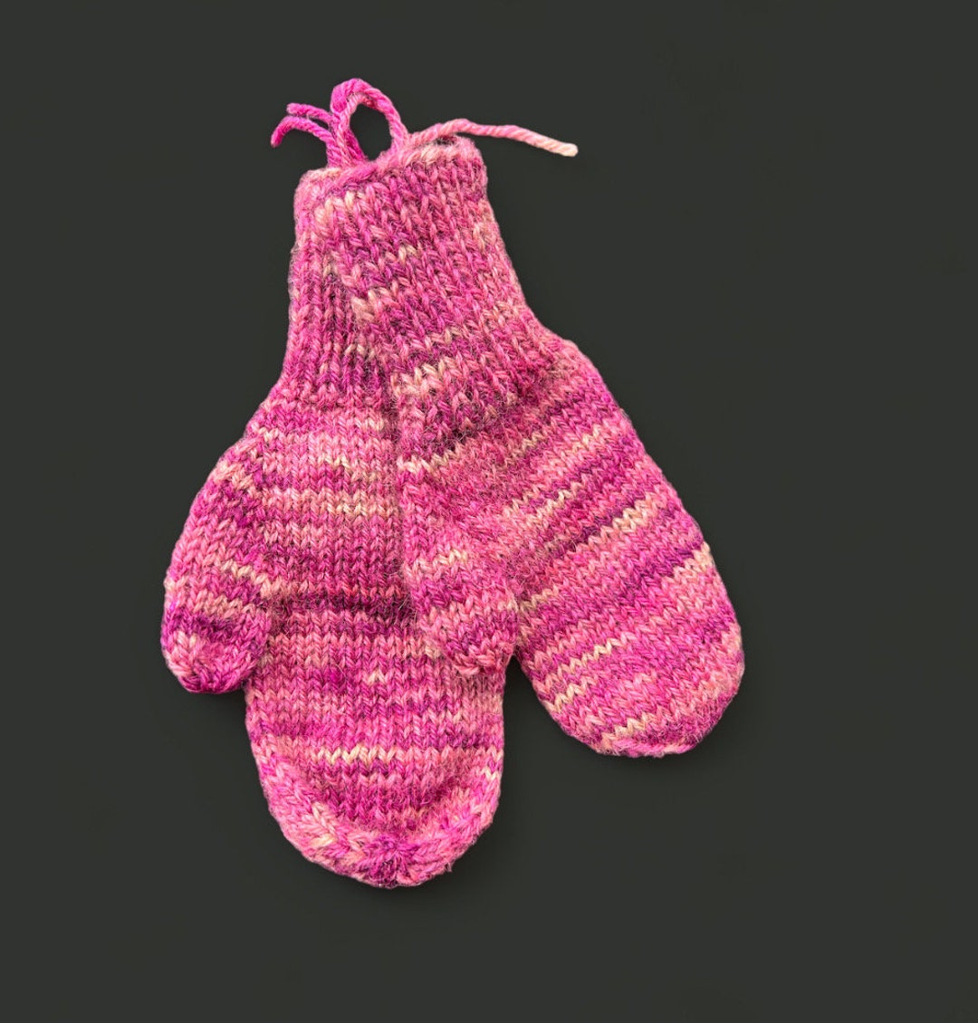 Childrens Mittens Alpaca Wool Mittens Pink Mittens Kids - Etsy