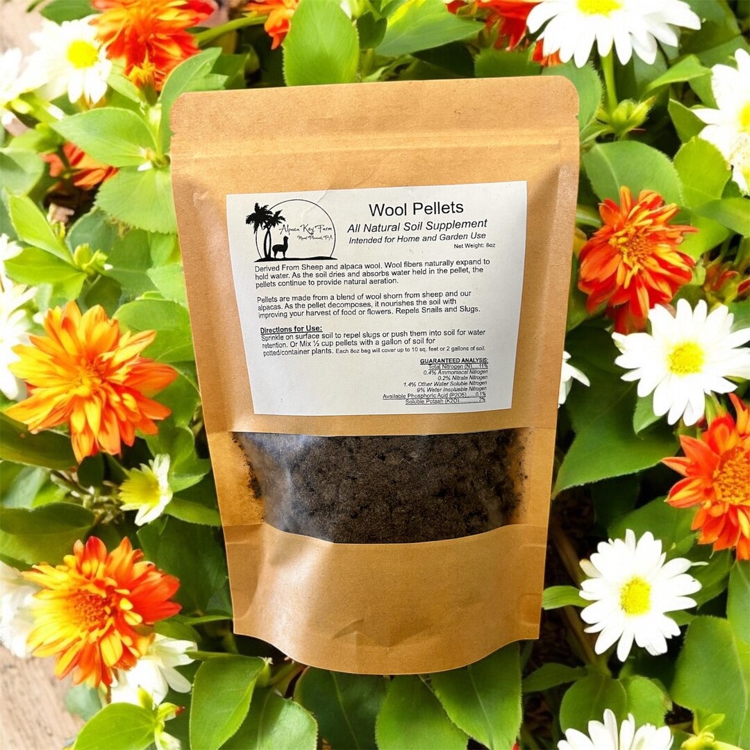 Wool Pellets, Garden Fertilizer, Garden Lover Gift, Plant Food for ...