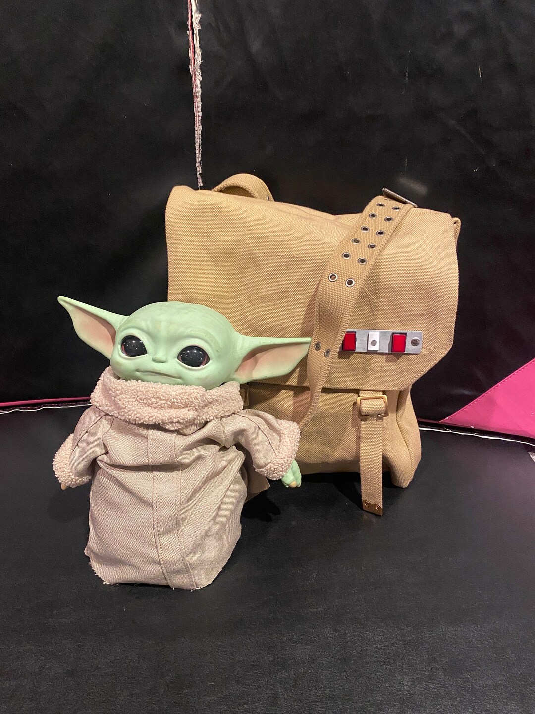 Baby Yoda / Biker Scout Satchel From the Mandalorian WITH POUCH - Etsy