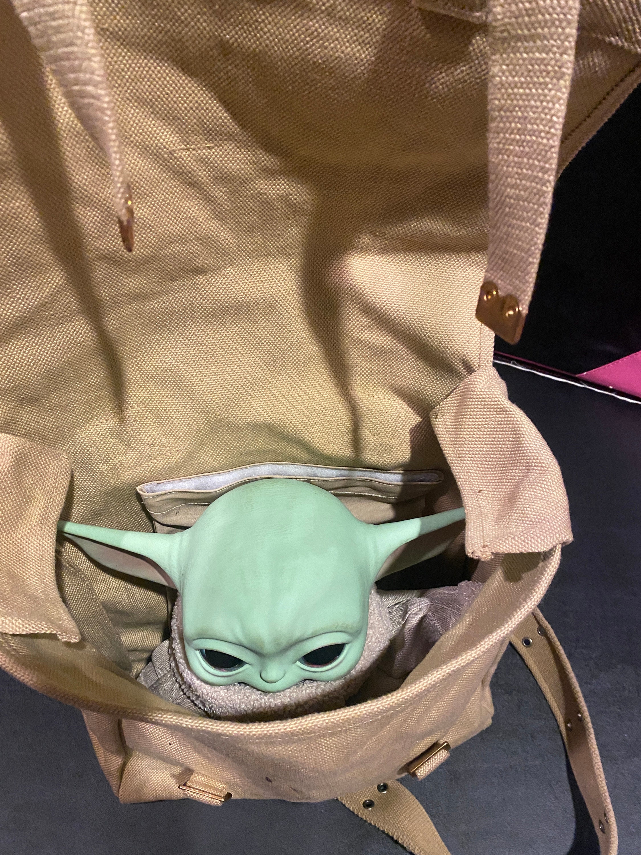 Baby Yoda / Biker Scout Satchel From the Mandalorian WITH POUCH - Etsy
