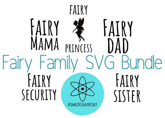 Fairy Family SVG Bundle | Etsy