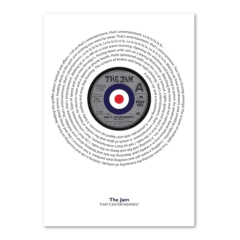 Entertainment Poster - Etsy UK