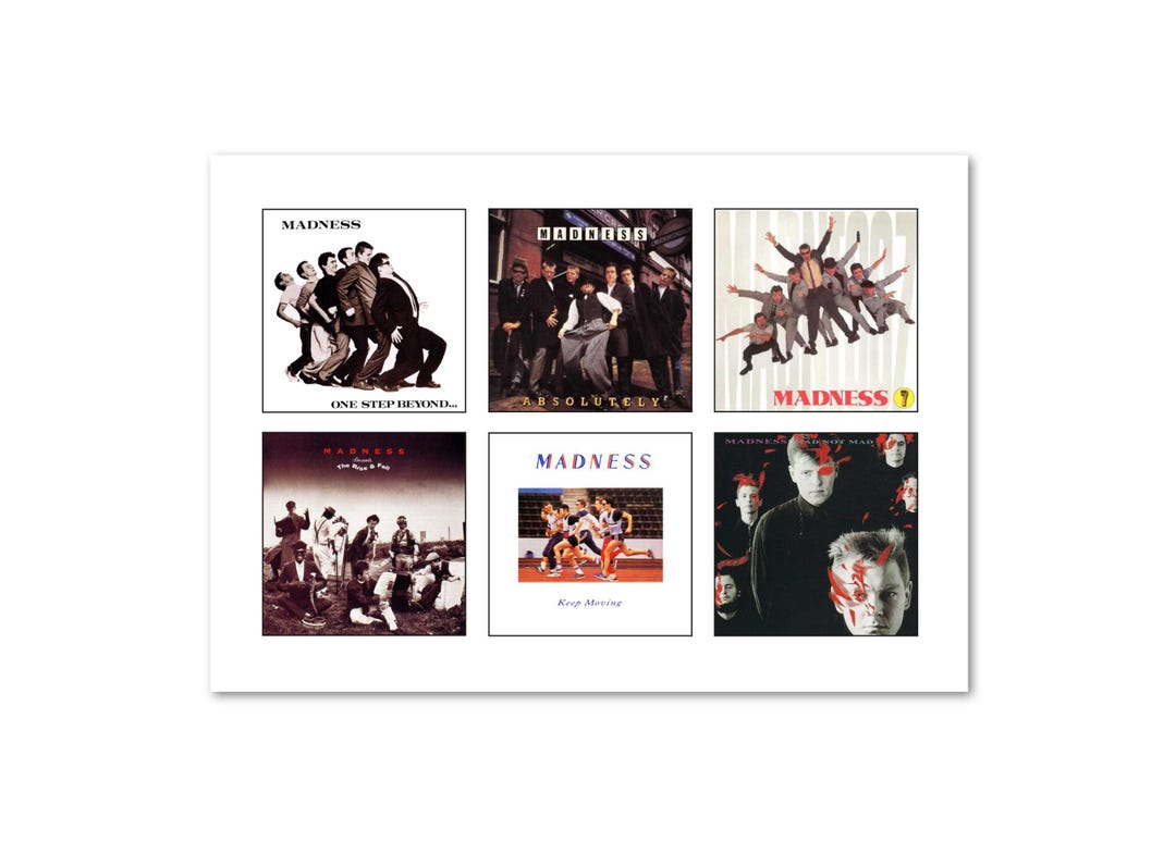Madness Vinyl Albums Print Unframed Art Print Mini Poster Wall Art Home ...