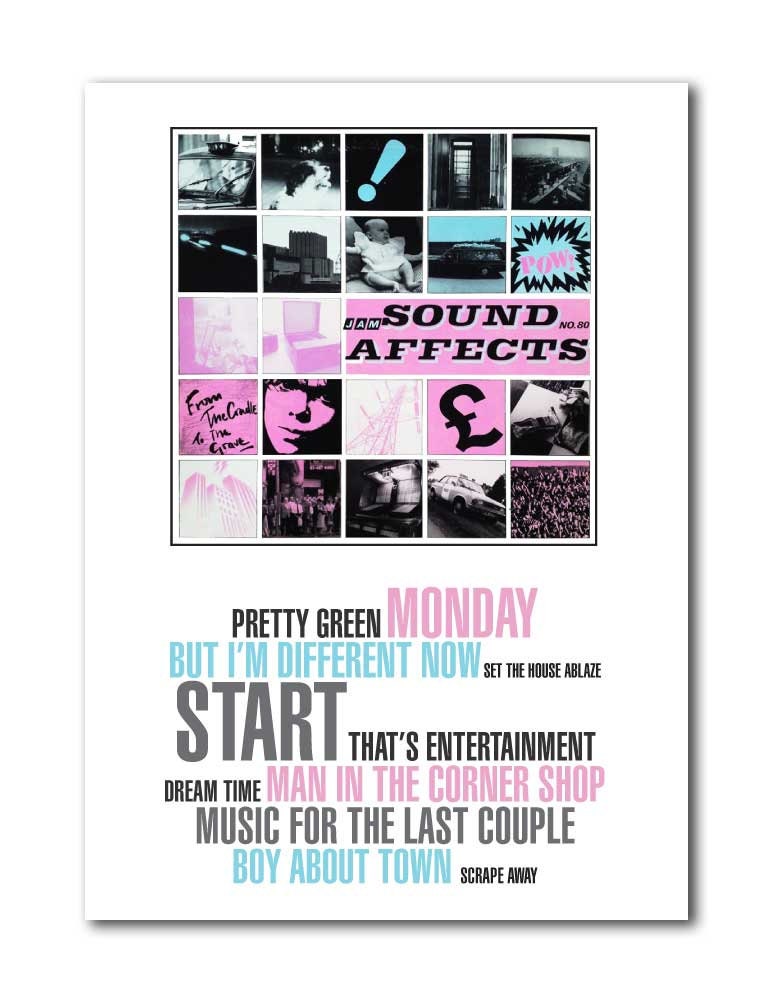THE JAM Sound Affects Art Mini Poster Print A4 Unframed Vinyl Album ...