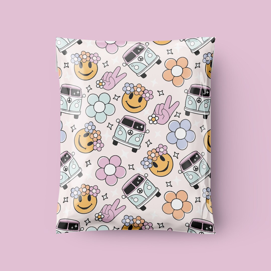 Groovy Doodles - 14.5x19 Poly Mailer Shipping Bags, 3.15mil Thick ...