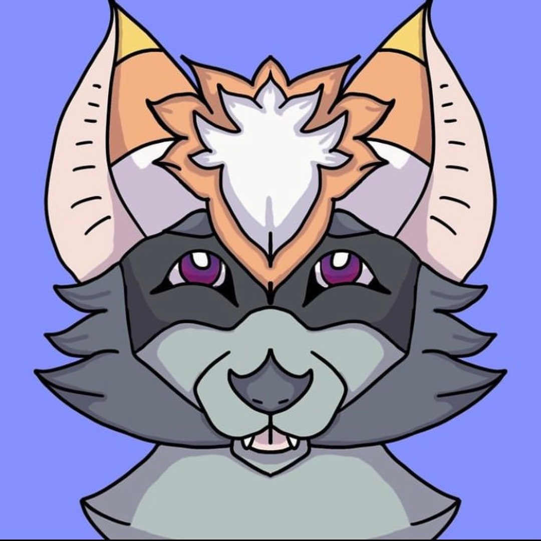 Shaded Symmetrical Fursona Icon - Etsy