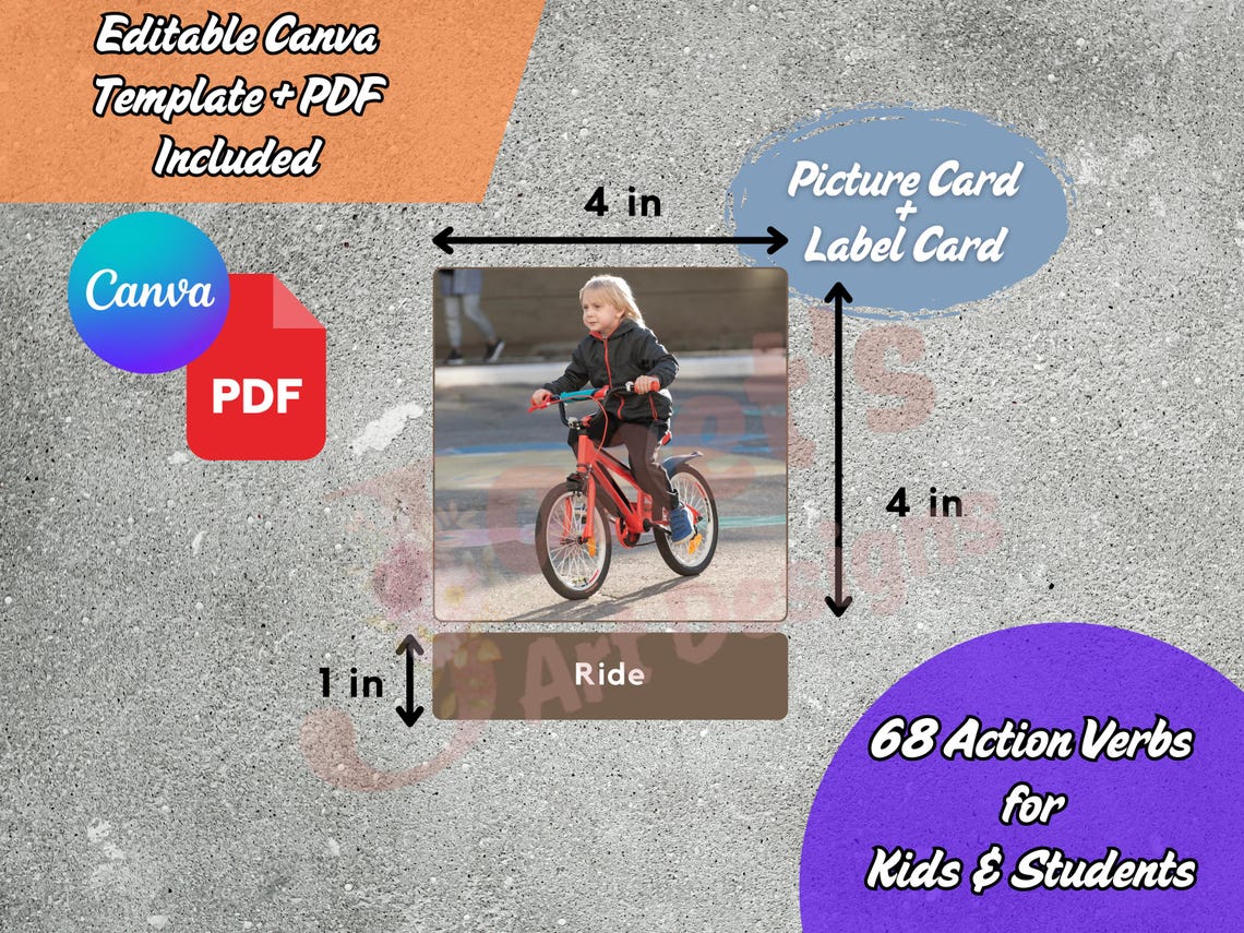 68 ACTION VERBS Flashcards | Common English Action Verbs Vocabulary ...