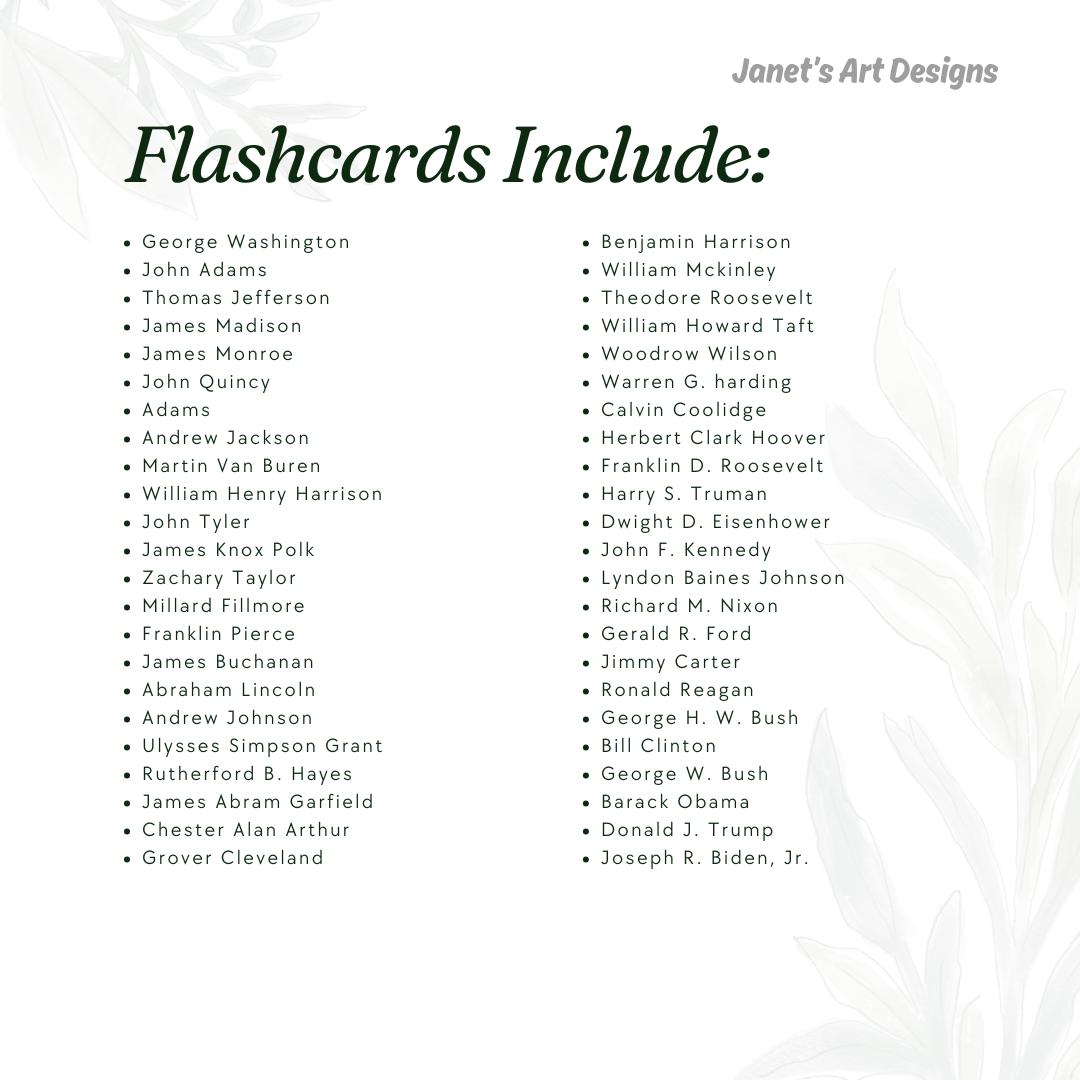 45 US PRESIDENTS Flashcards | the White House Profile Picture United ...