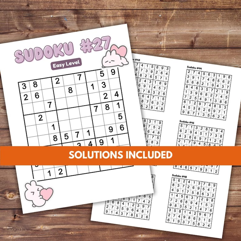 4000 Sudoku MEGA Game Bundles | Brain Training Math Logic Games (PDF ...