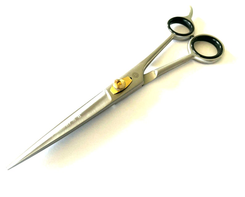 8″ Adjustable High Quality Barber Hair Salon Grooming Shears Scissors ...