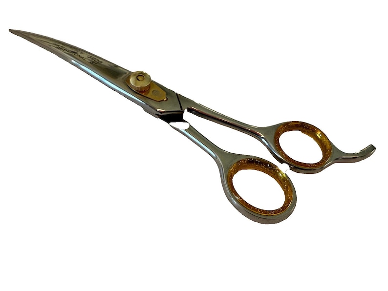 8" Professional German STAINLESS Dog Pet CURVED Grooming Shears ...
