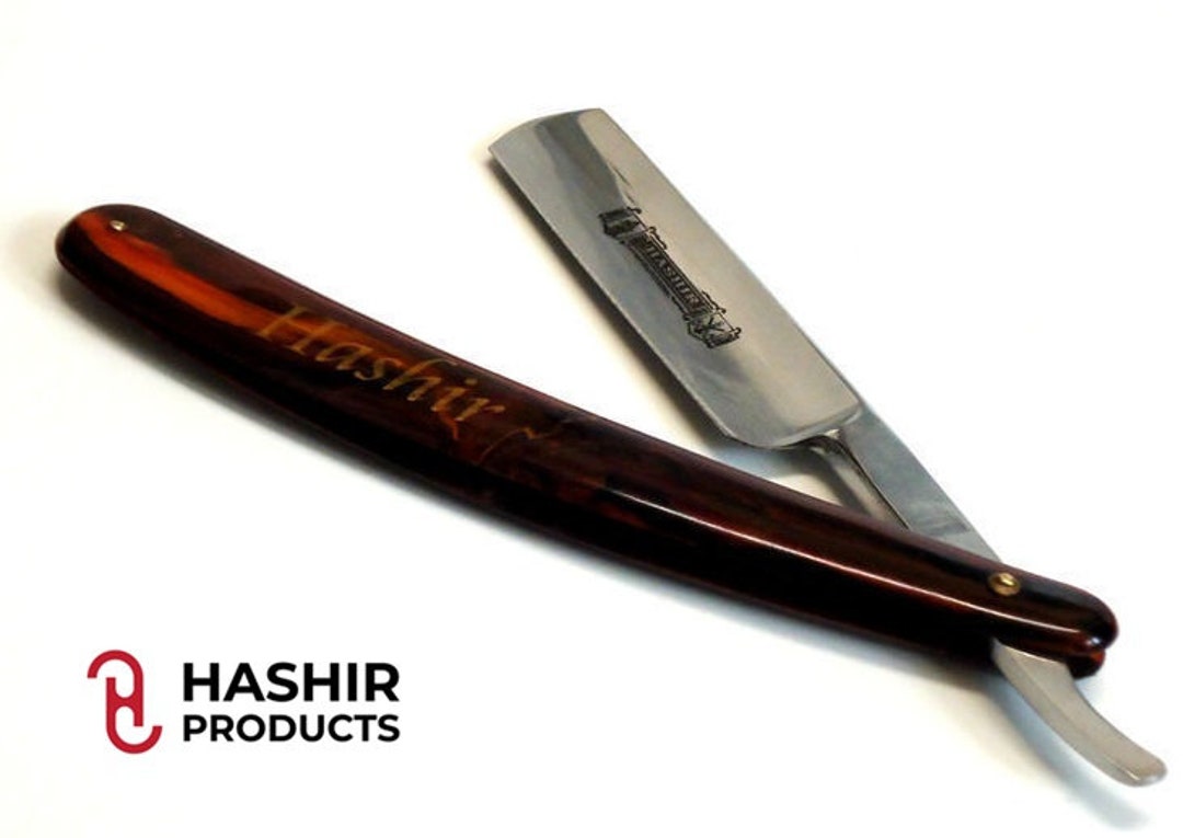 Men's Barber Solid Straight Razors Brown Color Carbon Steel BRAND NEW ...