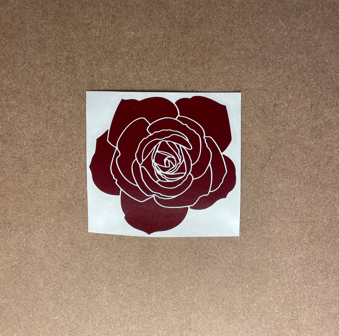 Rose Decal Sticker Detailed Flower Decal Multiple Vinyl | Etsy