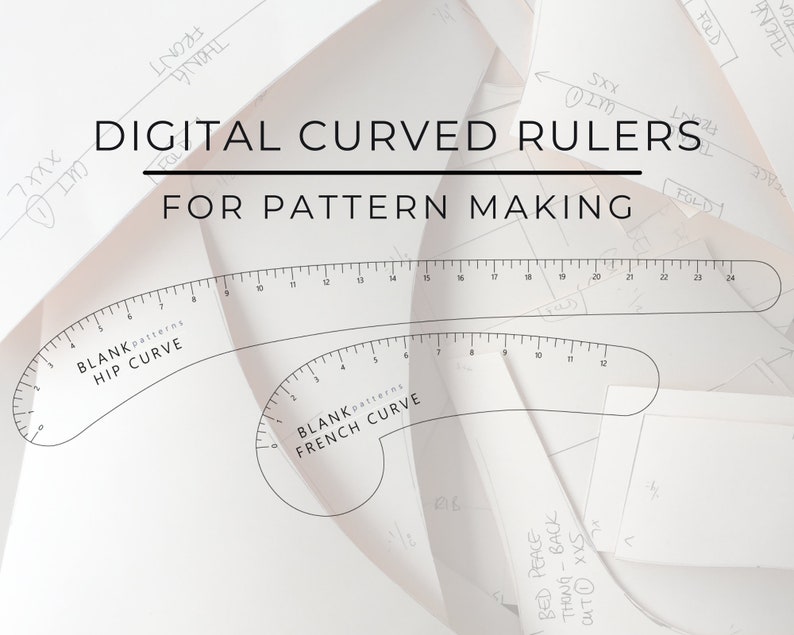 Pattern Making Rulers | French Curve Ruler | Hip Curve Ruler | Digital ...