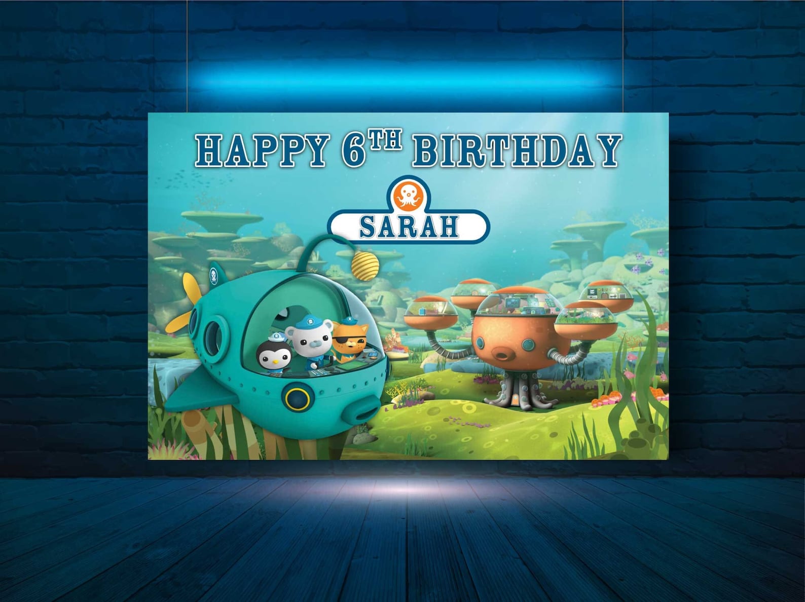 Octonauts Backdrop, Octonauts Birthday Backdrop, Octonauts Decor ...