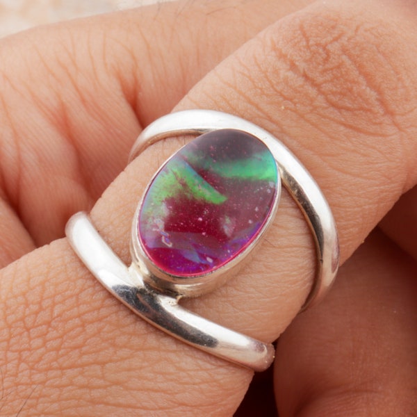 Genuine Opal Ring - Etsy