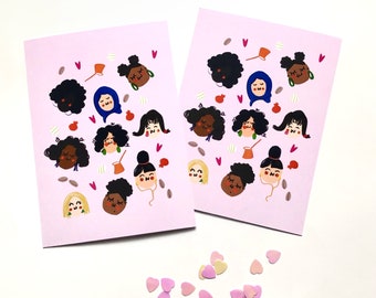 Black History Month Valentine Cards - Etsy
