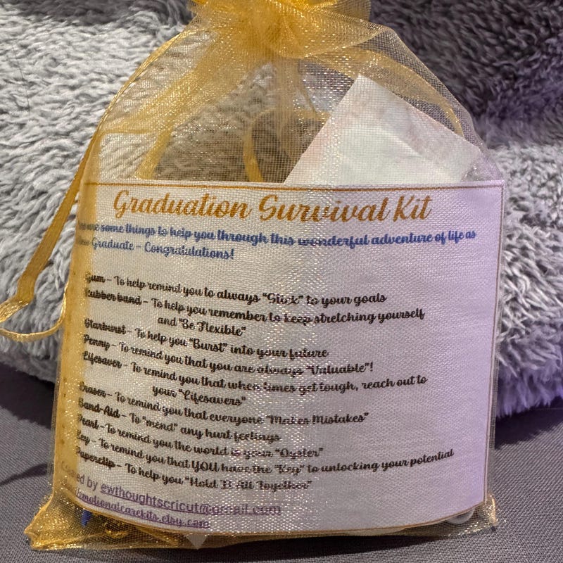Graduation Survival Kit - Etsy