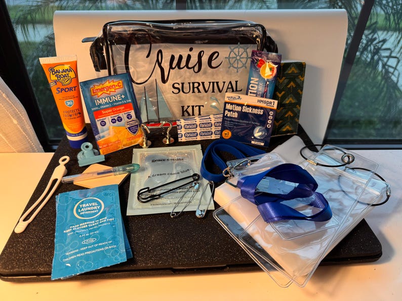 Elsa's Deluxe Cruise Essential Kit - Travel Items for Your Next Cruise ...