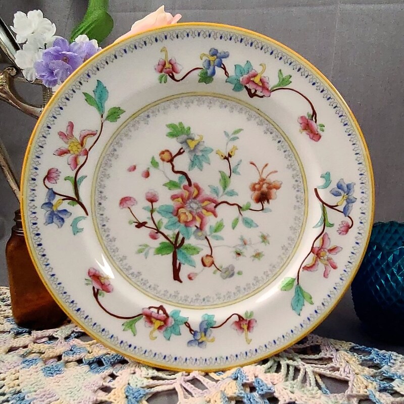 Royal Worcester Antique Plate - Etsy
