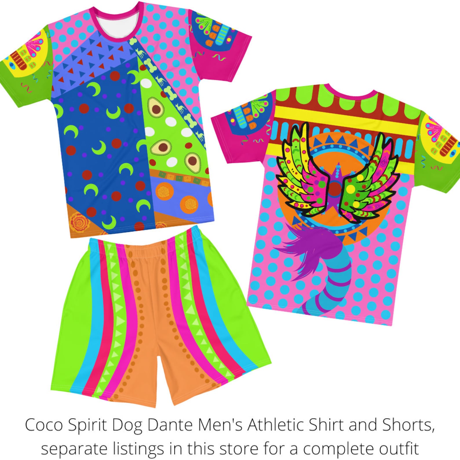 Coco Spirit Dog Dante Men's Athletic Shirt Running Disney Outfit Disney ...