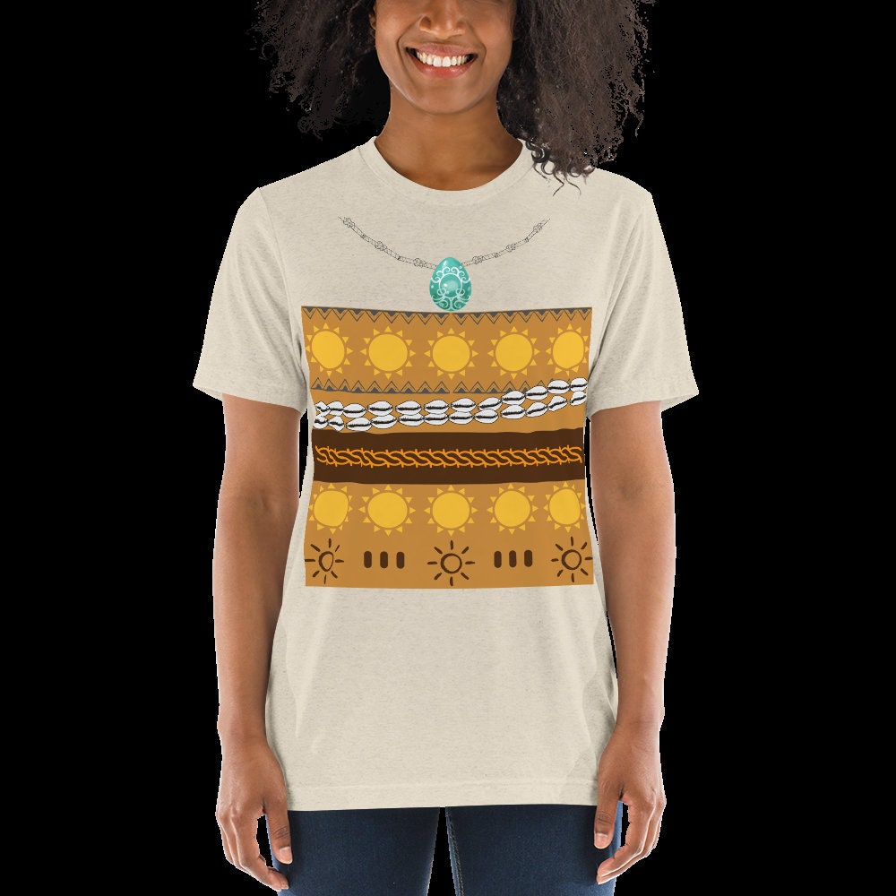Polynesian Princess Moana Unisex Tri Blend Tee; Running Disney Outfit ...