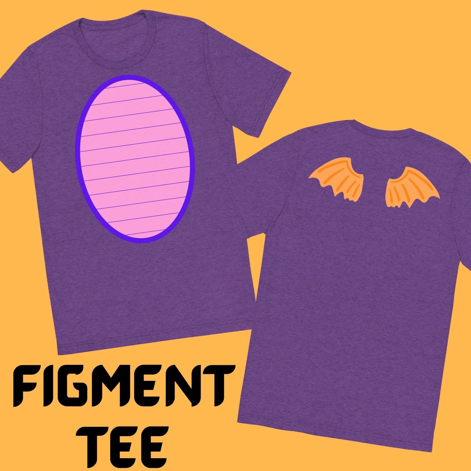 Figment the EPCOT Dragon Unisex Tri Blend Tee Running Disney - Etsy