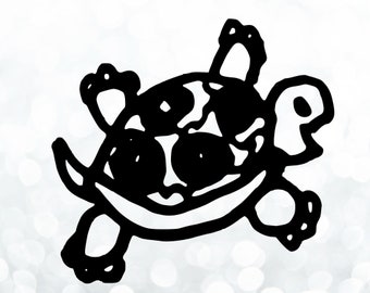 Turtle SVG Instant Download JPG, PNG, Pdf, Tiff Digital Download - Etsy