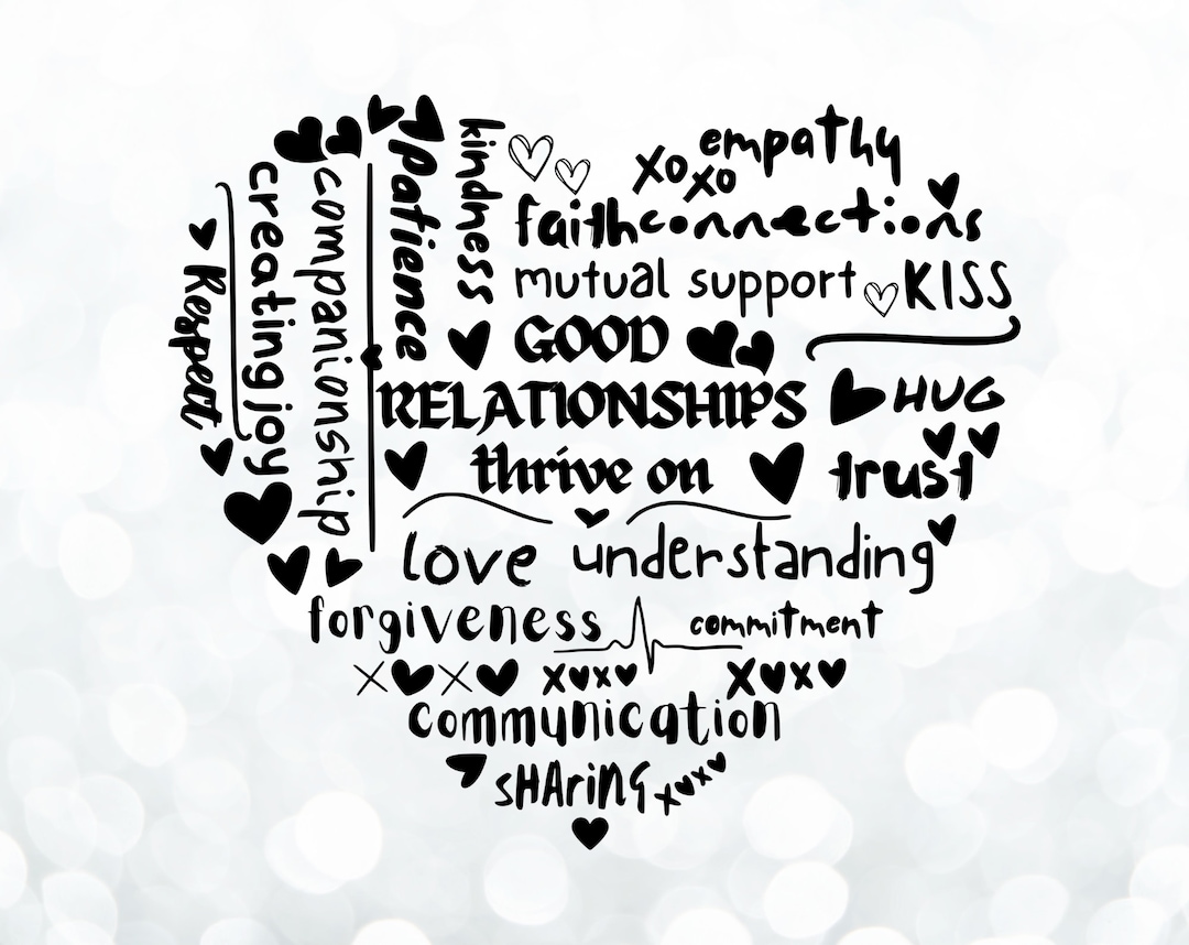 Relationship Svg, Heart Svg, Love Svg, PNG Instant Digital Download - Etsy