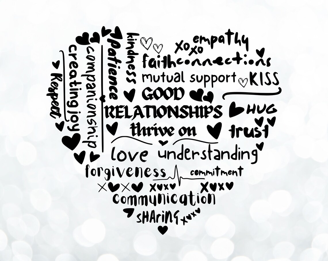 Relationship Svg, Heart Svg, Love Svg, PNG Instant Digital Download - Etsy