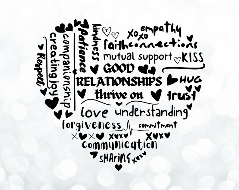 Relationship Svg, Heart Svg, Love Svg, PNG Instant Digital Download - Etsy