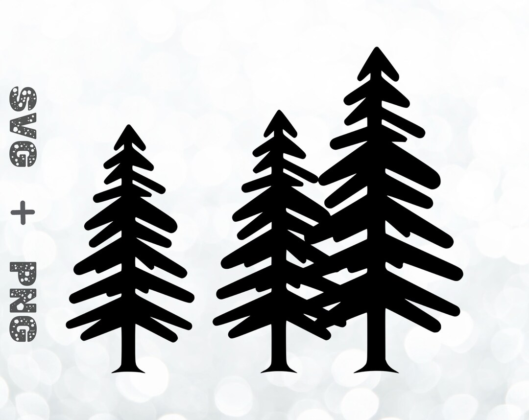 Pine Tree SVG PNG/ Fir Tree Svg/ Instant Digital Download - Etsy Australia