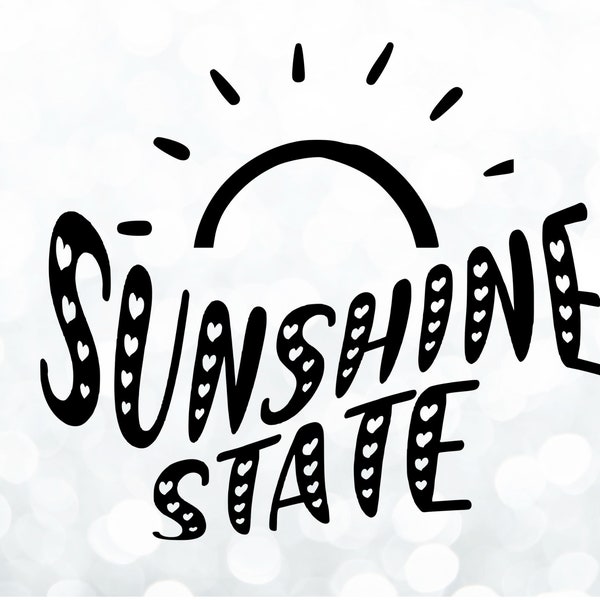 Sunshine State Svg - Etsy