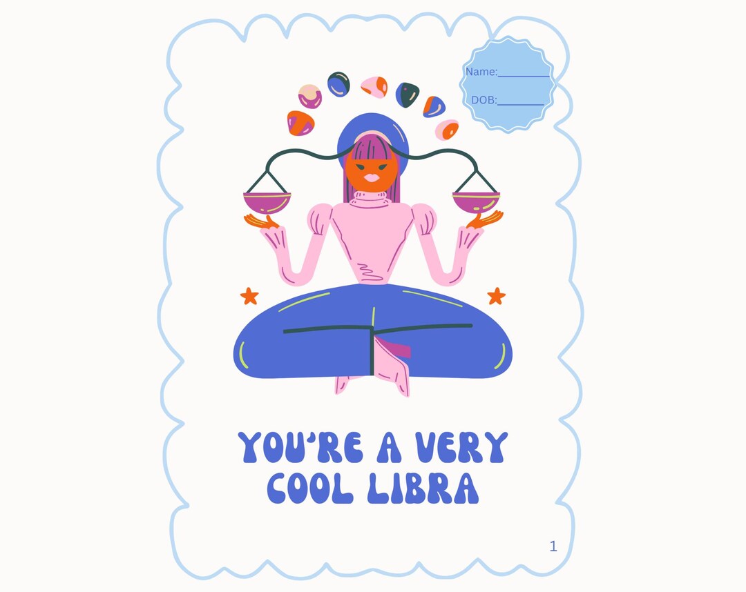 Libra Zodiac PDF Report | Digital Astrology Guide | Love, Career ...