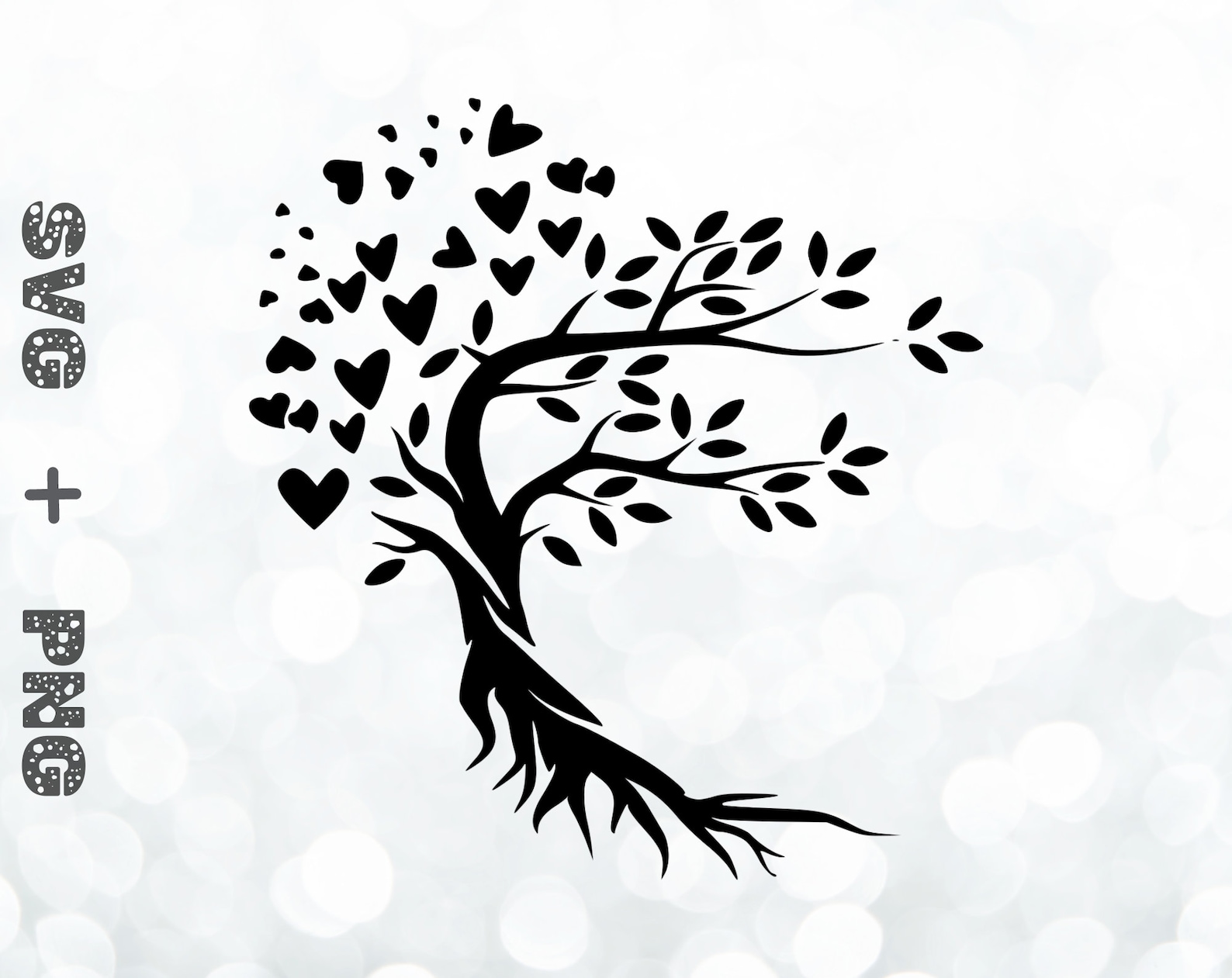 Family Tree SVG Png/love Tree Svg/ Heart Tree Svg Instant Digital ...