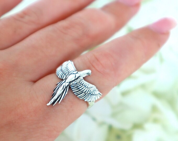 Phoenix Ring, Bird Ring, Still I Rise Ring, Rebirth Phoenix Ring ...
