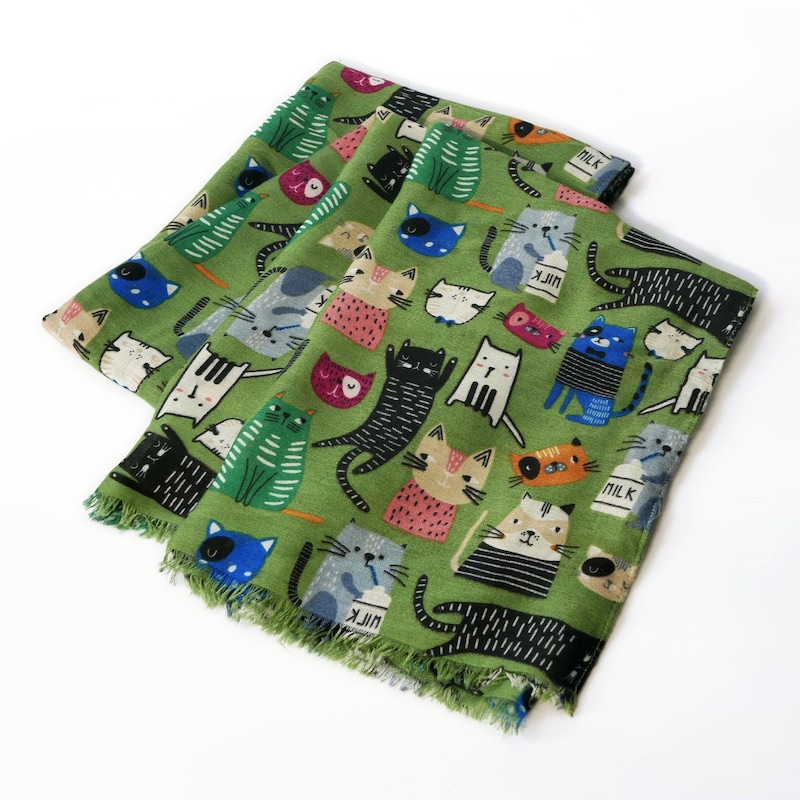 Cat Scarf - Etsy