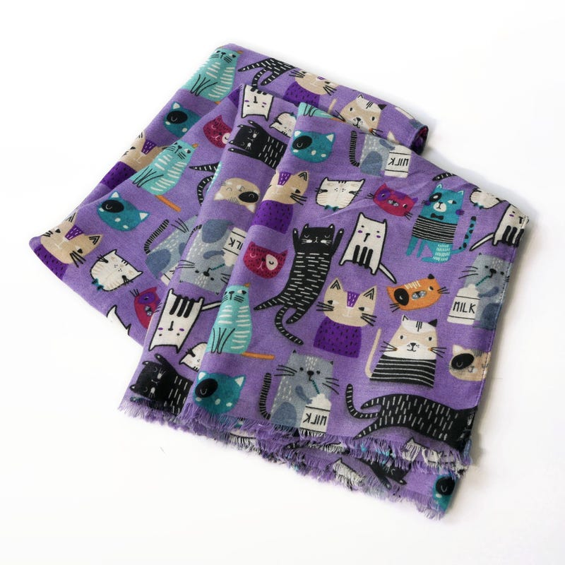 Cat Scarf - Etsy