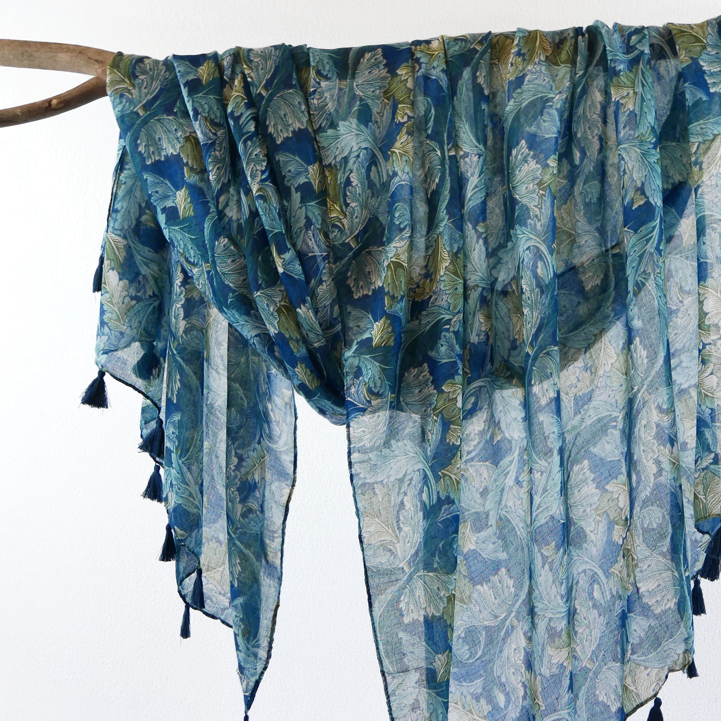 Teal scarf valance store