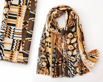 Native Print Scarf - Etsy