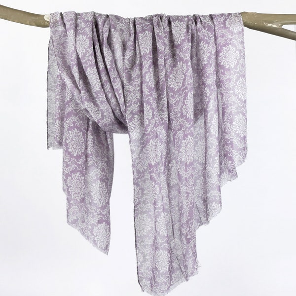 Lavender Scarf - Etsy