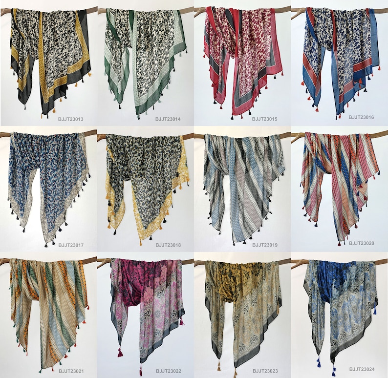 Navy Blue Floral Exotic Woman Scarf Boho Tribal Shawl Birthday Gift for ...