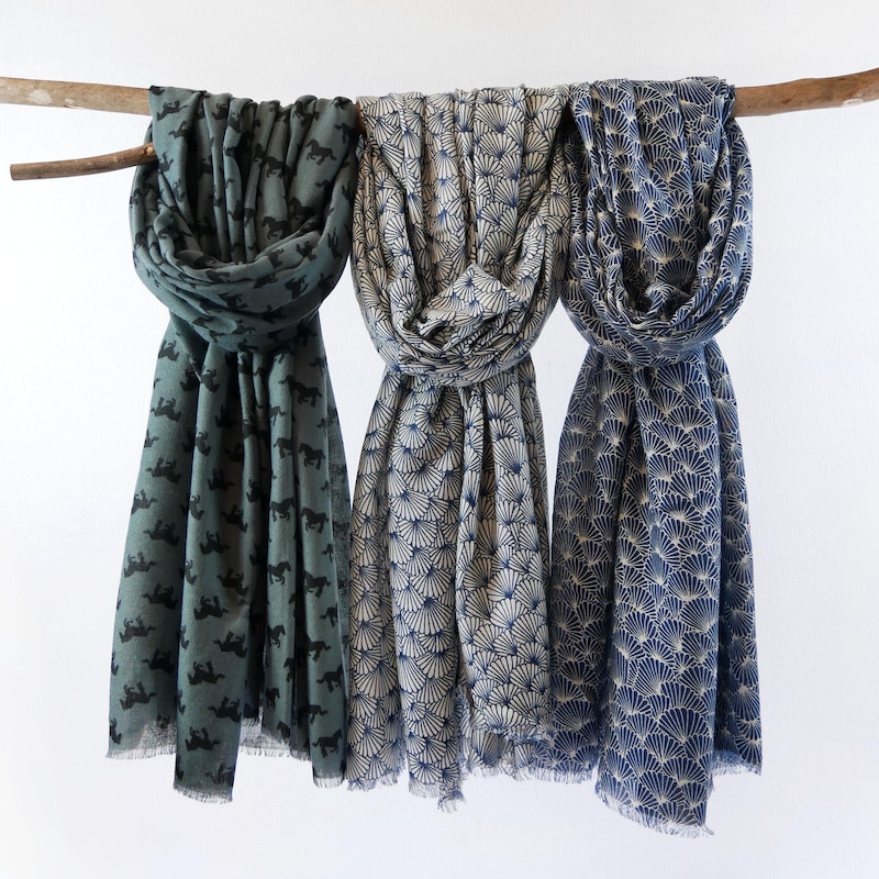 Womens Japanese Scarves - Etsy
