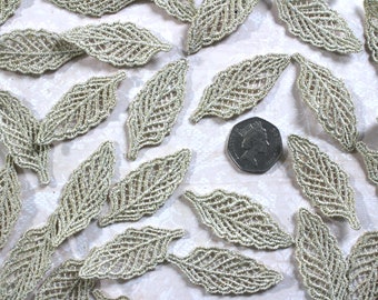 Embroidered Leaves | Etsy UK