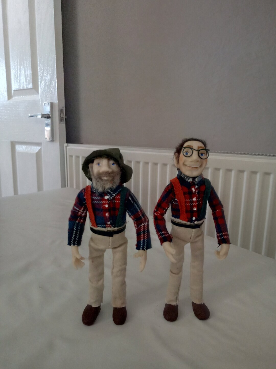 5 Inch Red Green and Harold Dolls reserved for Rebecca - Etsy